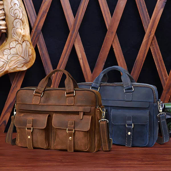 Premium Leather Briefcases for Men: Timeless Style, Durability, and ...