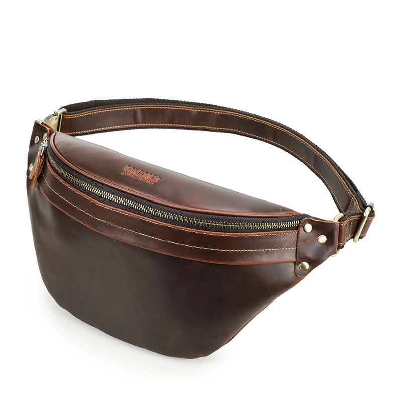 Men's Fanny Pack Leather Waist Bag – Luke Case